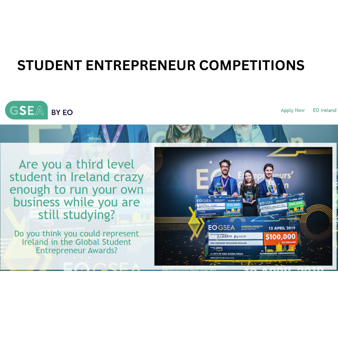 Student Entrepreneurship competitions - YTILI/ GSEA Ireland/ EI Student ...