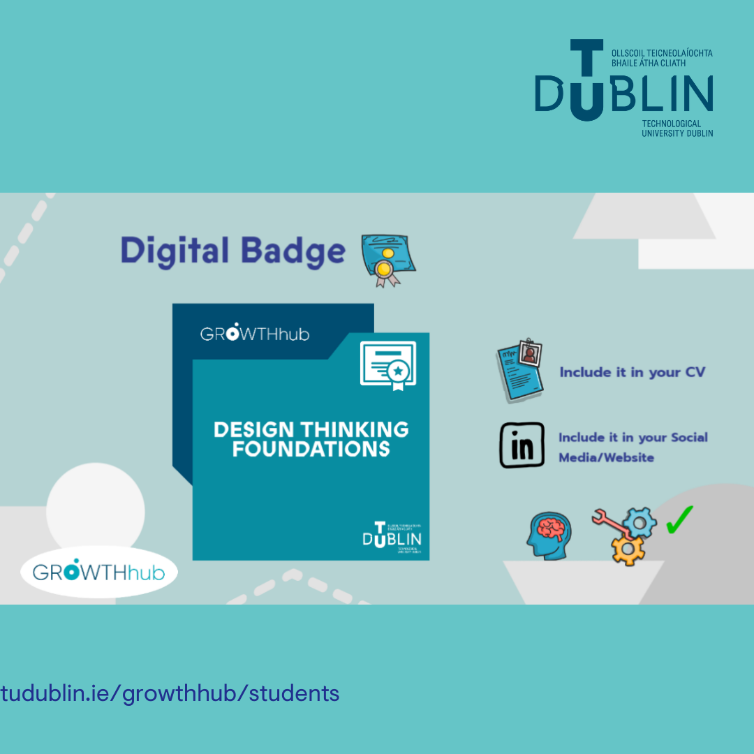 Design Thinking Digital Badge - open to all students GROWTHhub | News ...