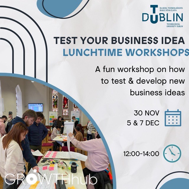 Lunchtime Ideation Workshops - Methods to test your start-up idea ...