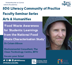 SDG Literacy Faculty Seminar Series - Dr Colum Gibson | Sustainability | Sustainability News ...