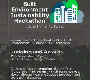 The Built Environment Sustainability Hackathon - 12 November | School ...